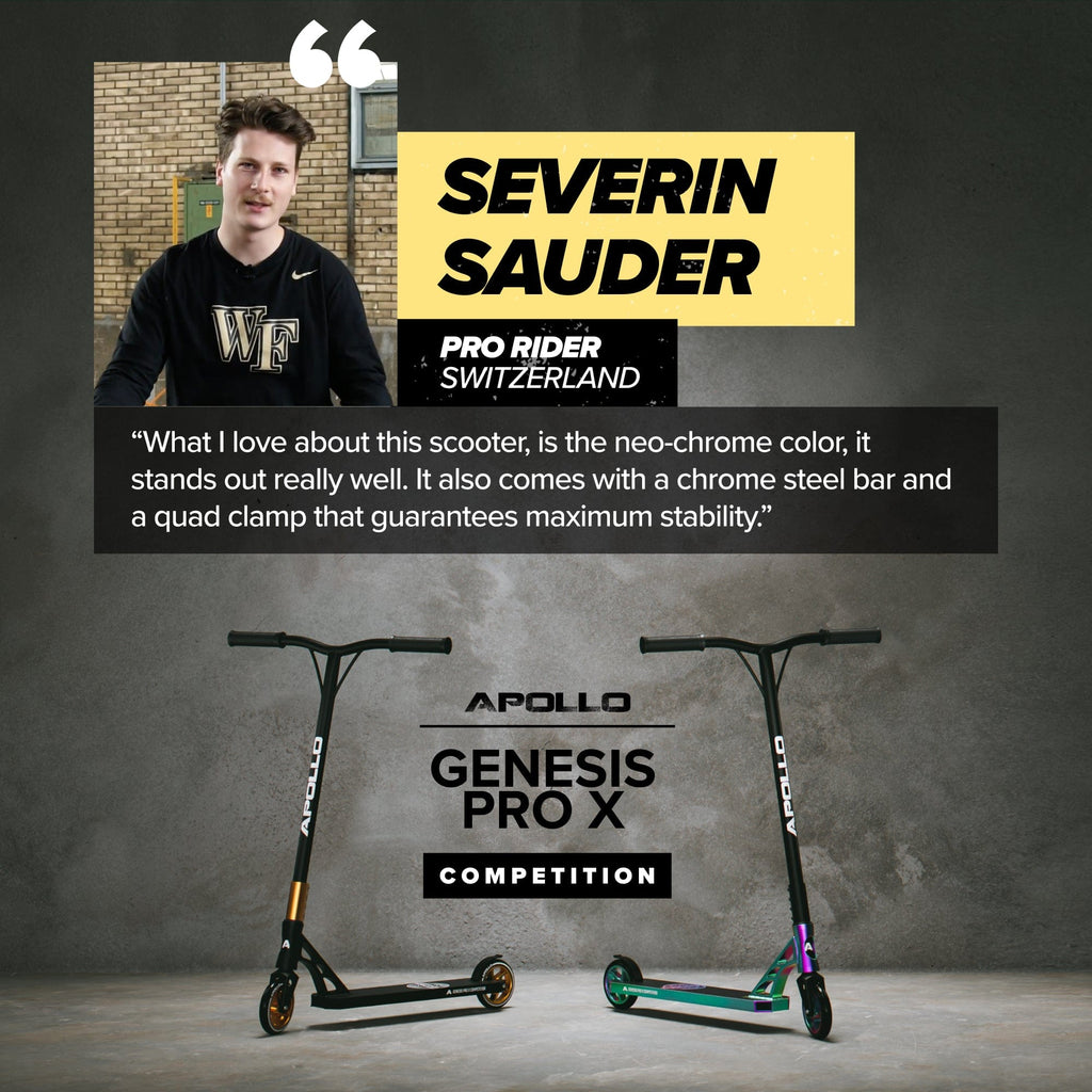 APOLLO Genesis X Pro Scooters - High End Stunt Scooter - Complete Trick ...