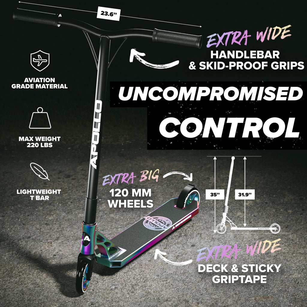 APOLLO Genesis X Pro Scooters - High End Stunt Scooter - Complete Trick ...