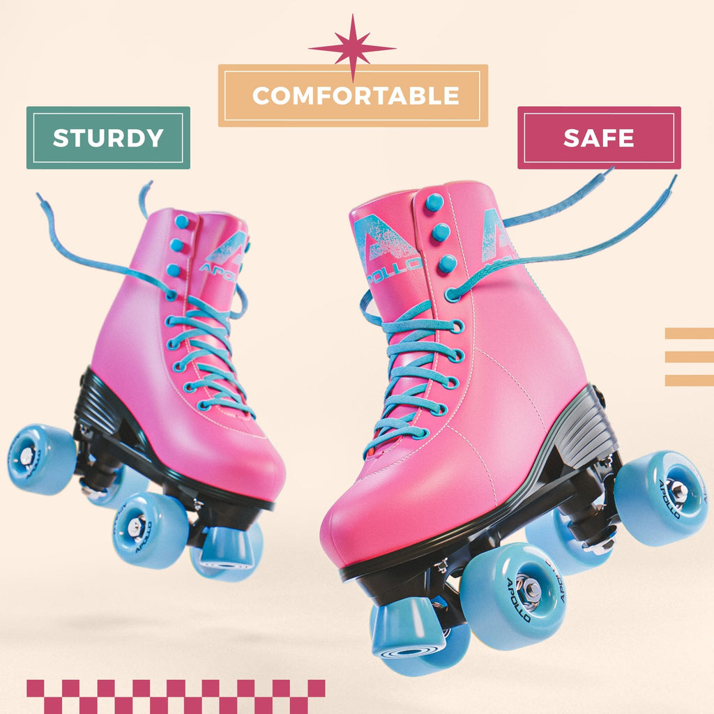 APOLLO Roller Skates Women & Girls - Funky – Apollo Pro Sports